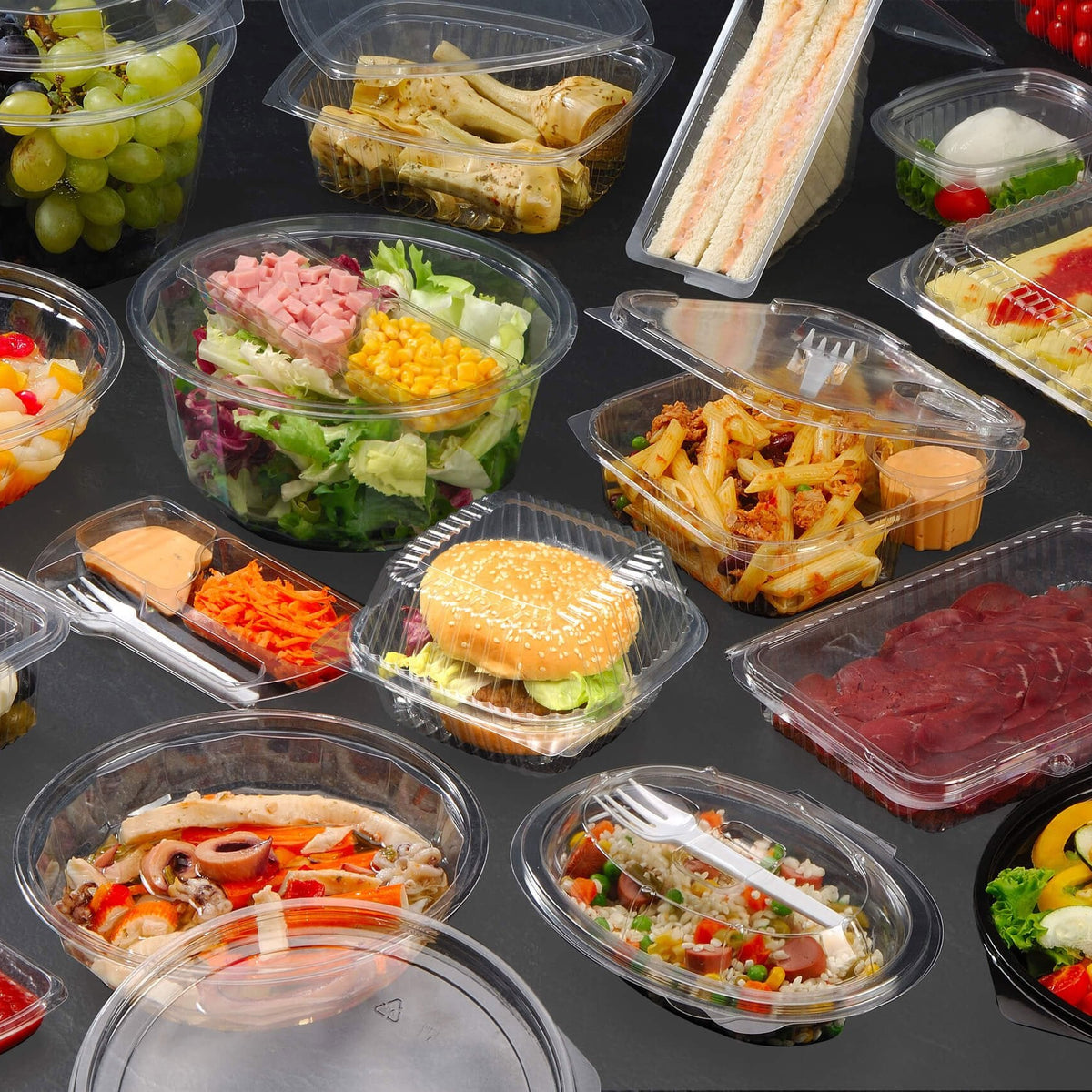 Plastic Containers - Cafe Supply
