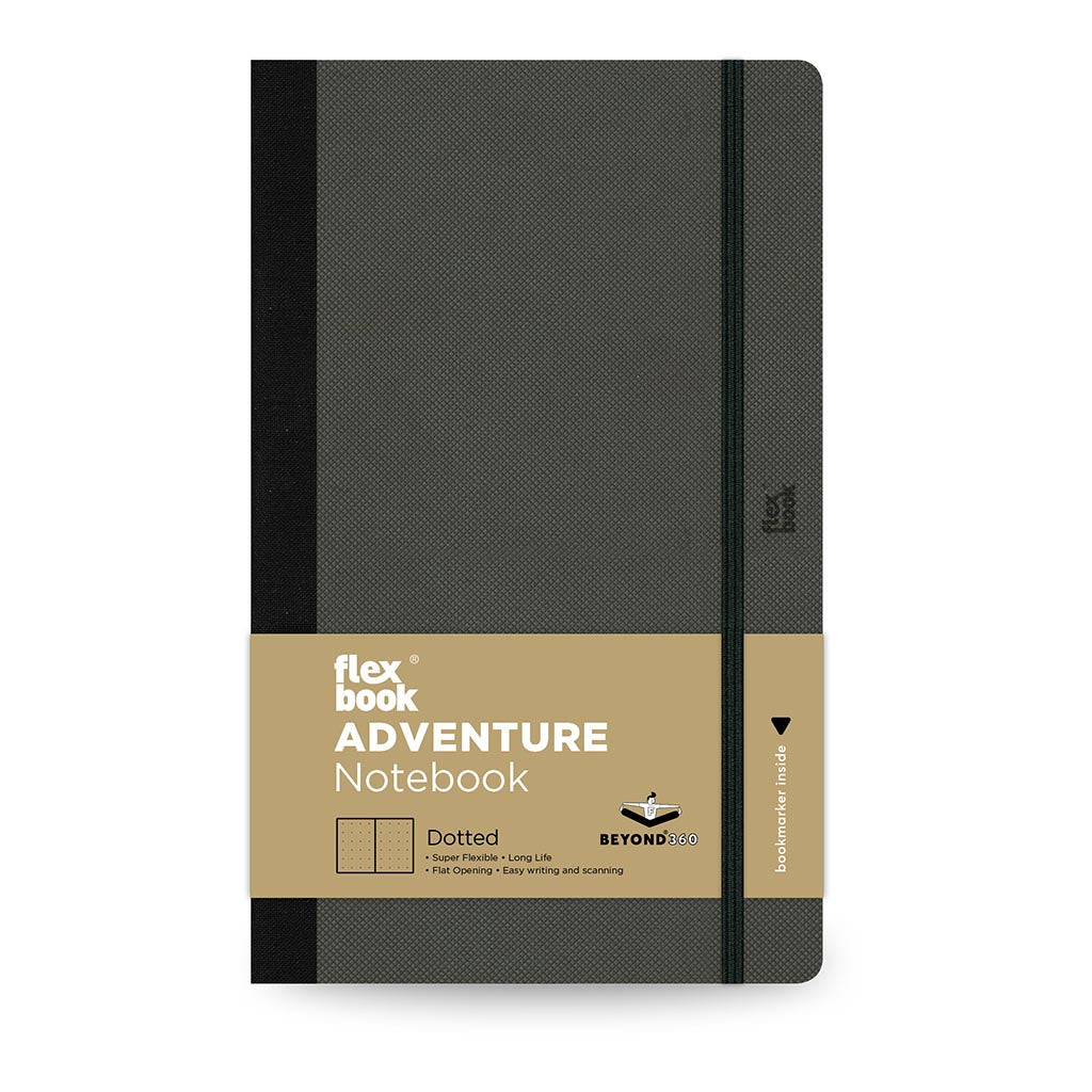 Flexbook Adventure Notebook Medium Dotted Off-Black – Cafe Supply