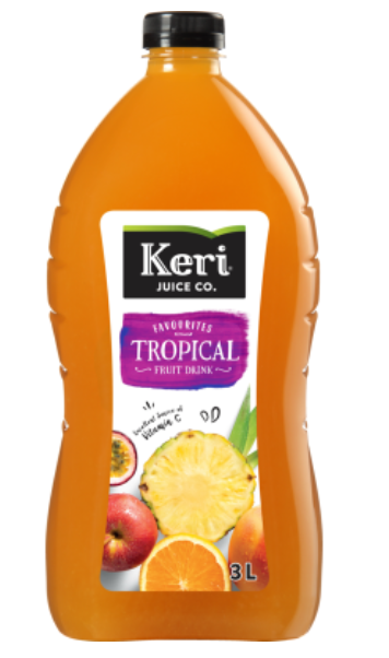 Keri Tropical Fruit Drink 3l – Cafe Supply