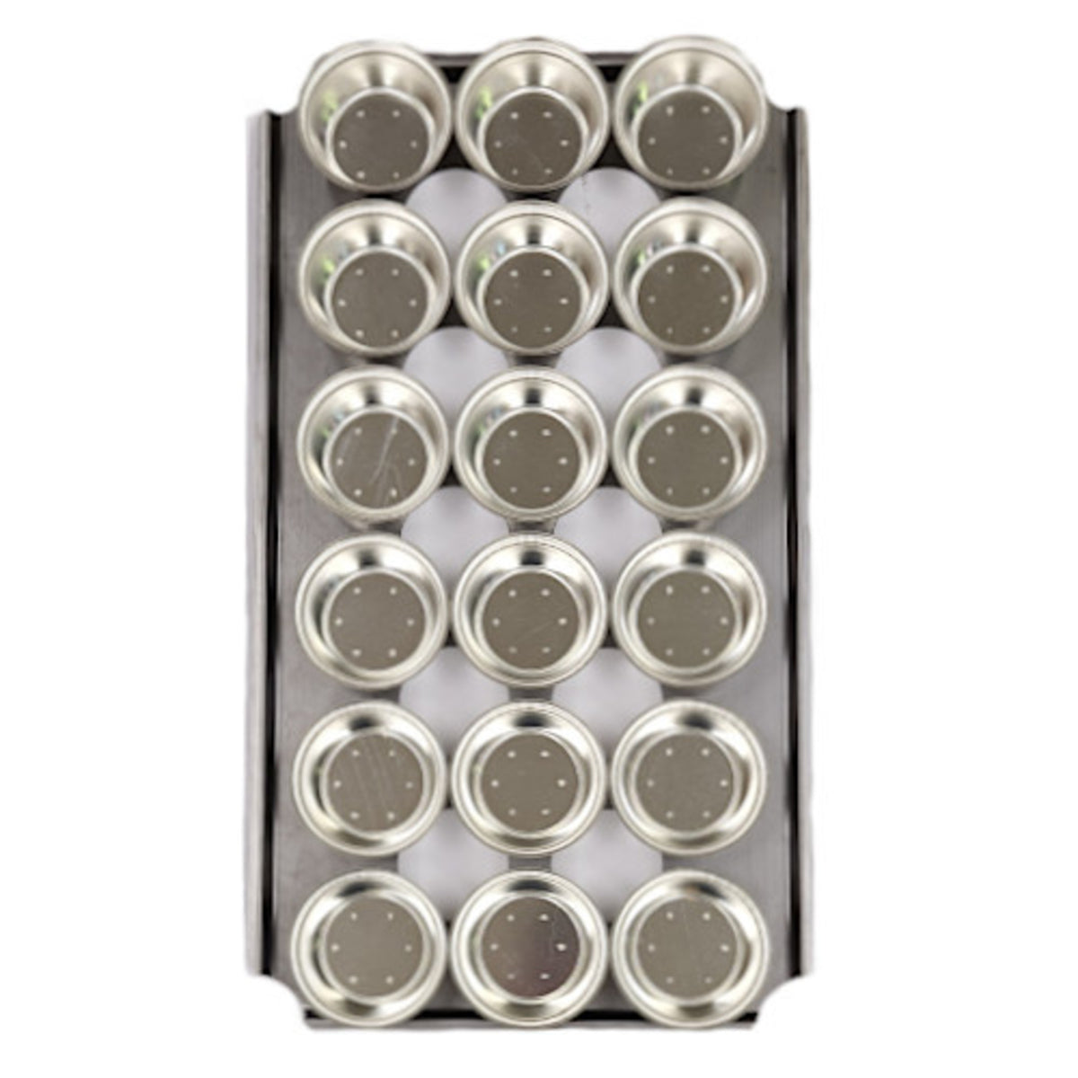 Palletized Pie Tins, (18) Round Very Deep 113x42mm, Tray size 720x405m ...