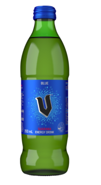 V Blue Guarana Energy Drink 350ml – Cafe Supply