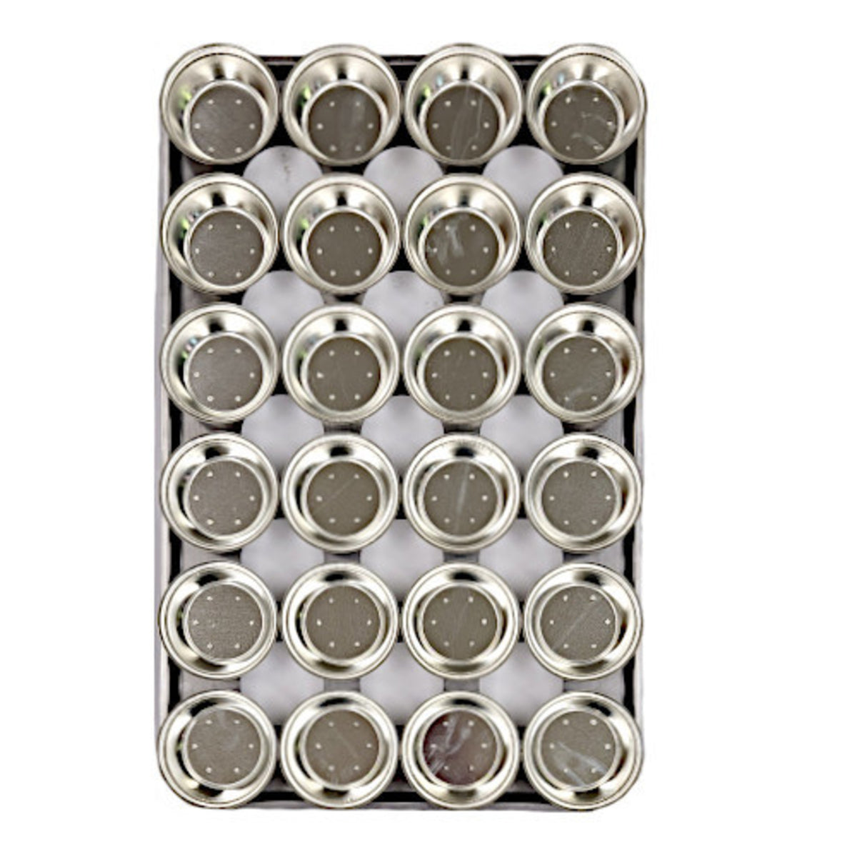 Palletized Pie Tins, (24) Round Mid Deep 113x35mm, Tray size 720x460mm ...