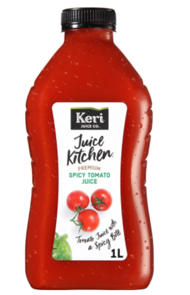 Keri Juice Kitchen Premium Spicy Tomato Juice 1l – Cafe Supply