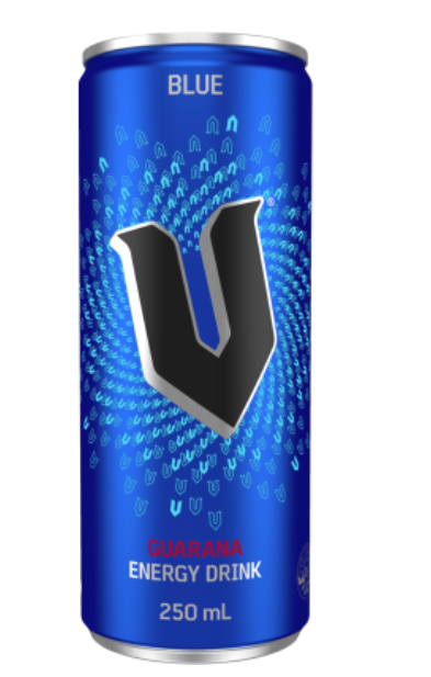 V Blue Guarana Energy Drink 250ml – Cafe Supply