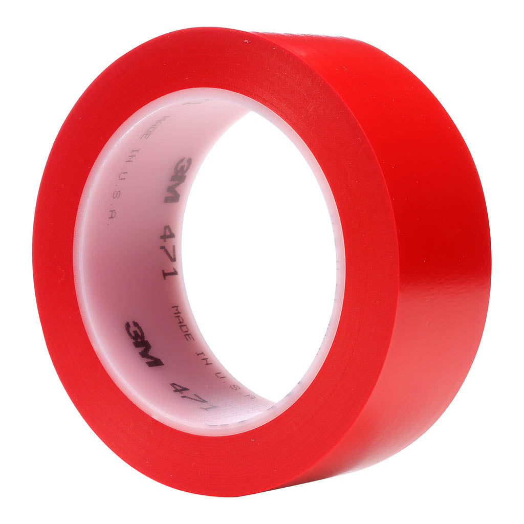3M Vinyl Tape 471 50mm x 33m Red INDENT ONLY – Cafe Supply