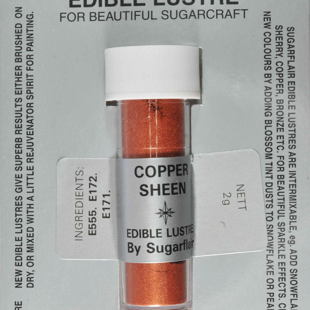 Sugarflair Edible Lustre Colour Copper Sheen – Cafe Supply