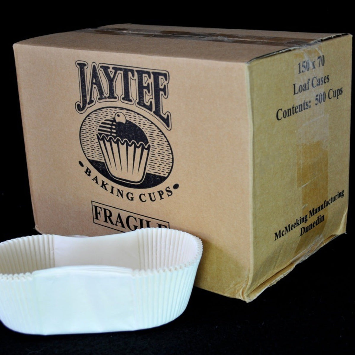 White Loaf Paper cases 150x70x50mm, Box of 500 – Cafe Supply