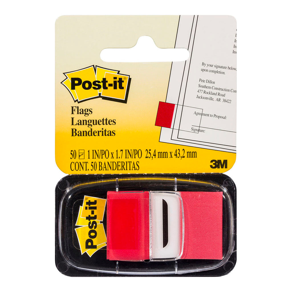 Post-it Flags 680-1 25x43mm Red – Cafe Supply
