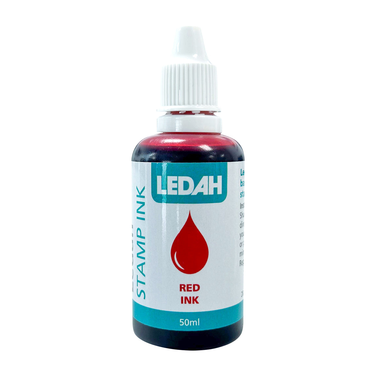 Ledah Stamp Ink 50ml Red – Cafe Supply
