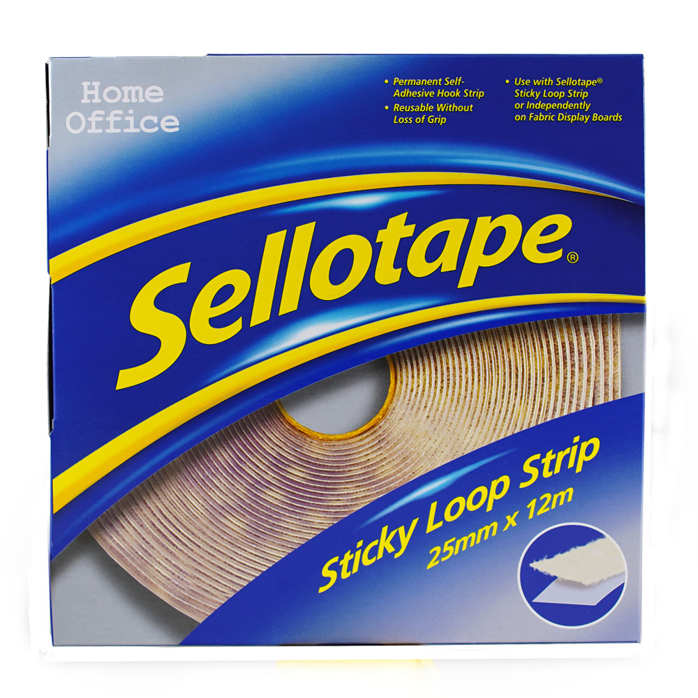 Sellotape Sticky Loop Strip Permanent 25mm x 12m – Cafe Supply