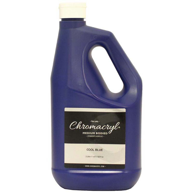 Chromacryl Acrylic Paint Student 2 Litre Cool Blue – Cafe Supply