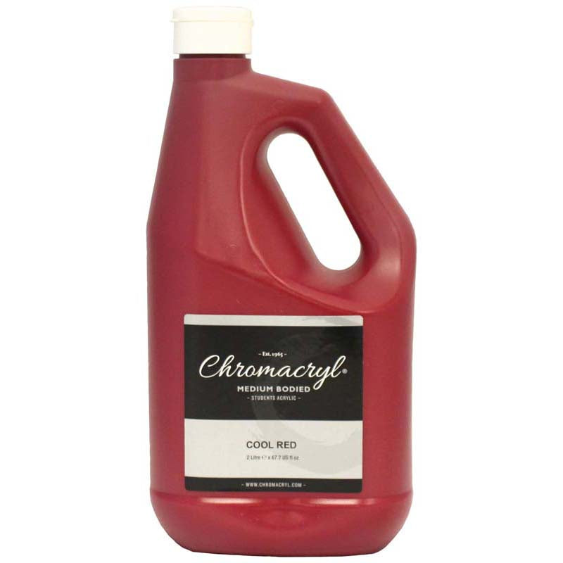 Chromacryl Acrylic Paint Student 2 Litre Cool Red – Cafe Supply