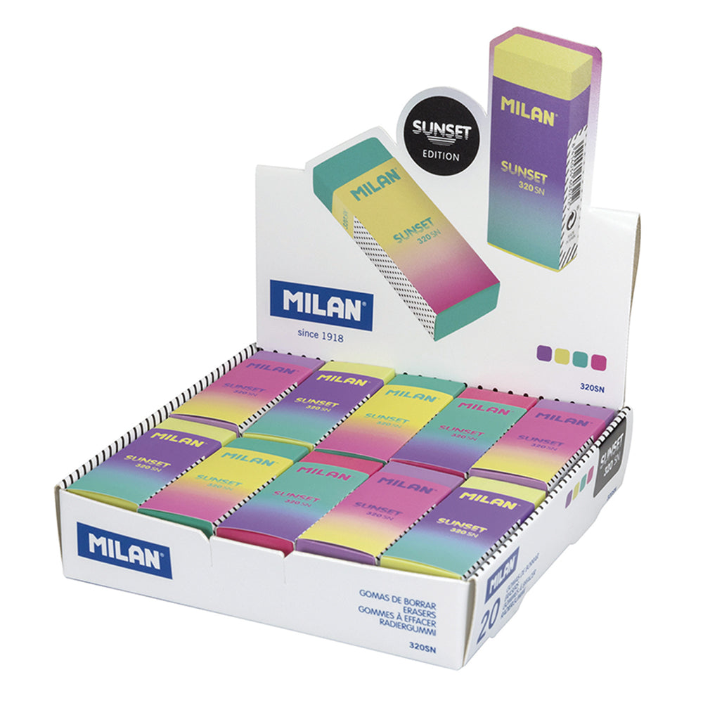 Milan Sunset Range Eraser – Cafe Supply