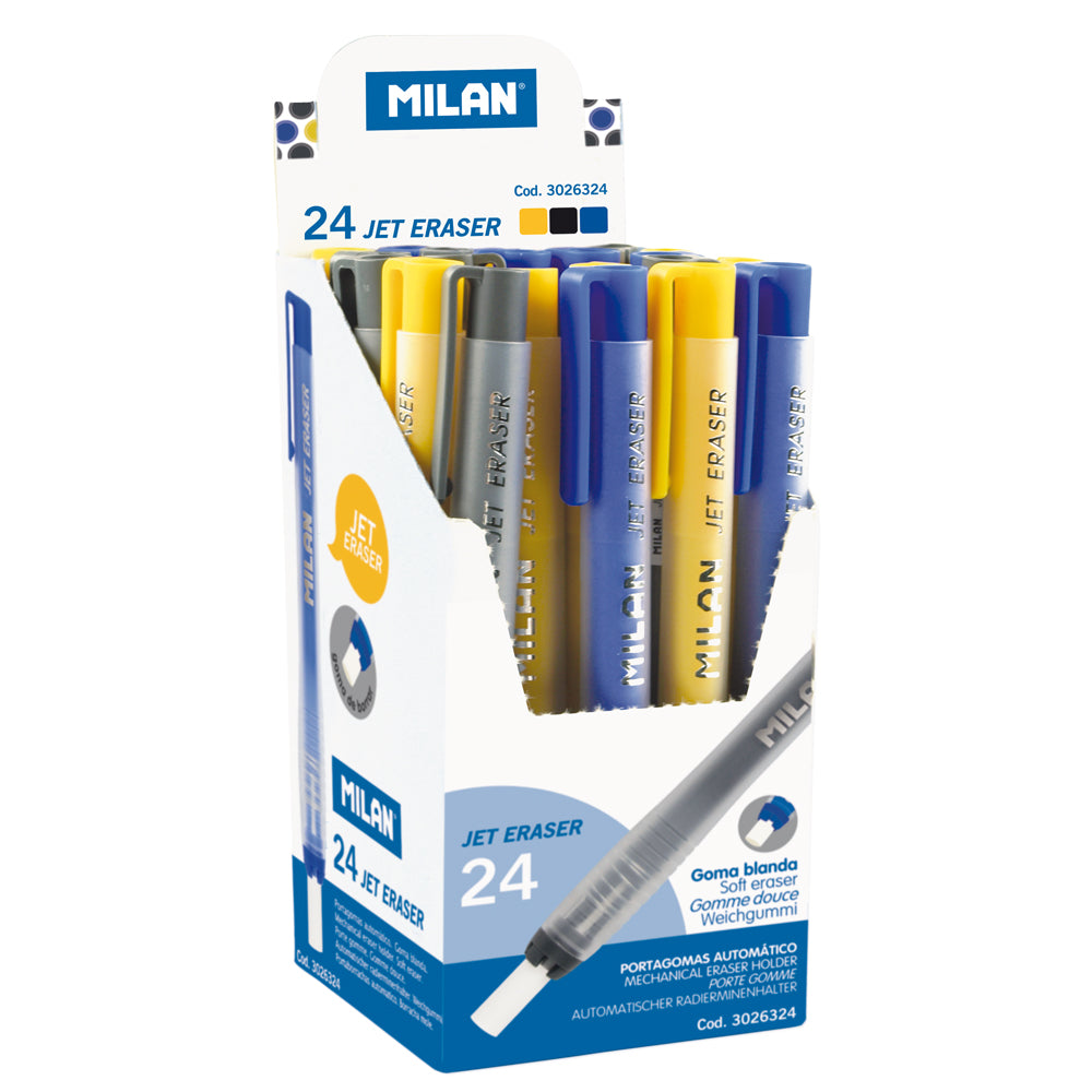 Milan Jet Eraser Assorted Colours – Cafe Supply
