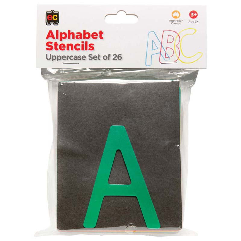 EC Stencil Set Alphabet Upper Case – Cafe Supply