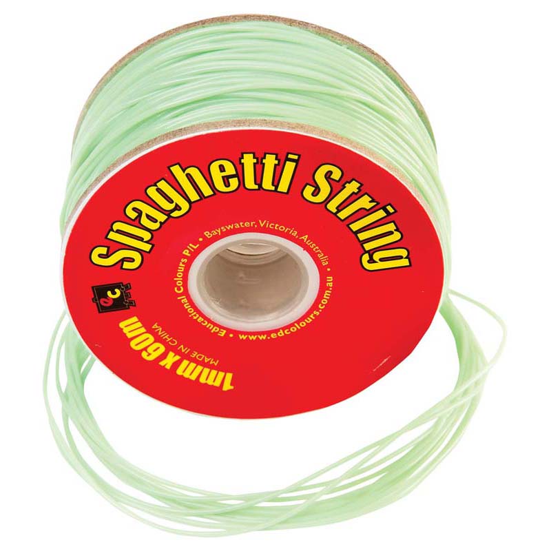 EC String PVC Spaghetti 60m Green – Cafe Supply