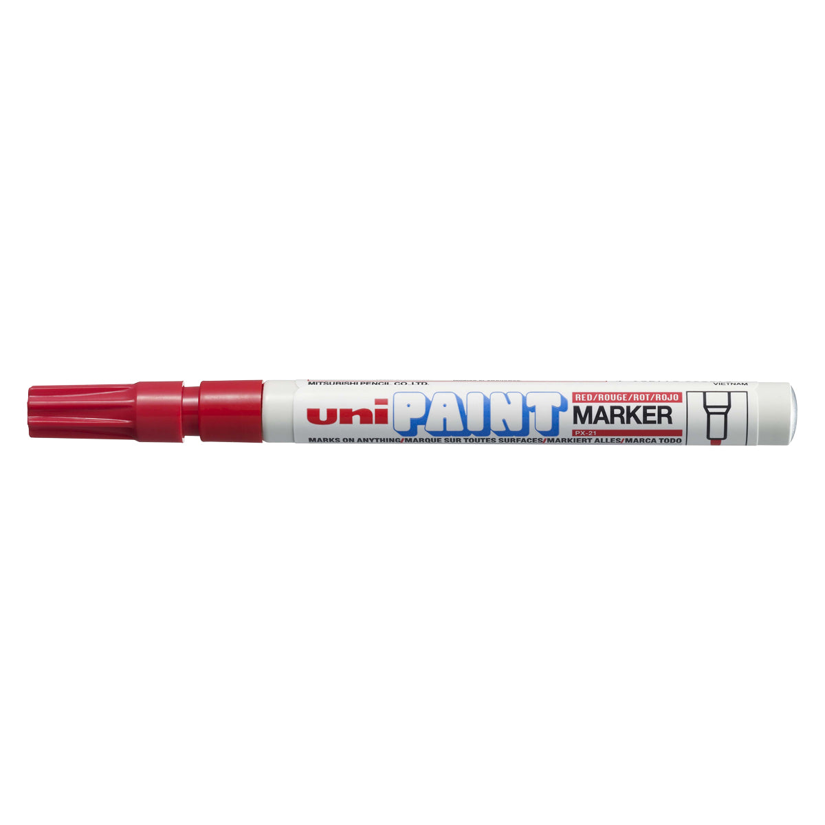 Uni Paint Marker 1.2mm Bullet Tip Red PX-21 – Cafe Supply