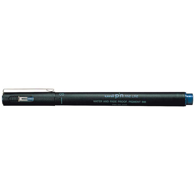 Uni Pin Fineline Permanent 0.5mm Blue 05-200 – Cafe Supply