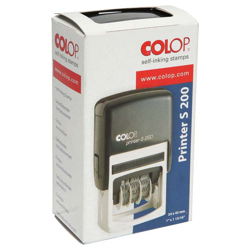 Colop Stamp Dater S260 Date With Custom Plate – Cafe Supply