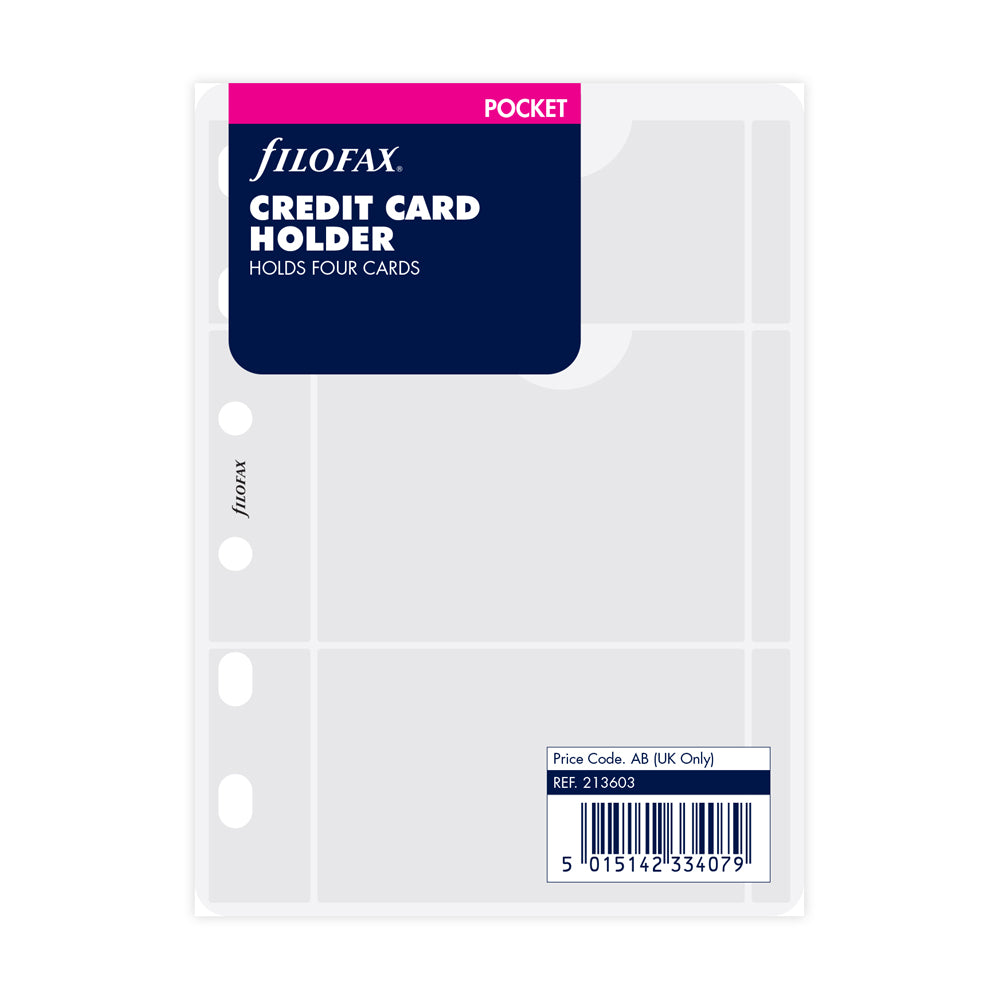 Filofax Pocket Credit Card Holder Refill – Cafe Supply
