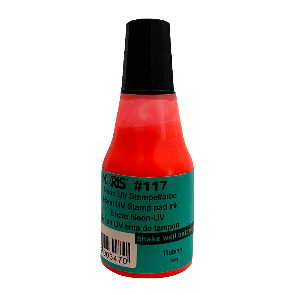 Noris #117 UV Ink 25ml Neon Rubine Red – Cafe Supply