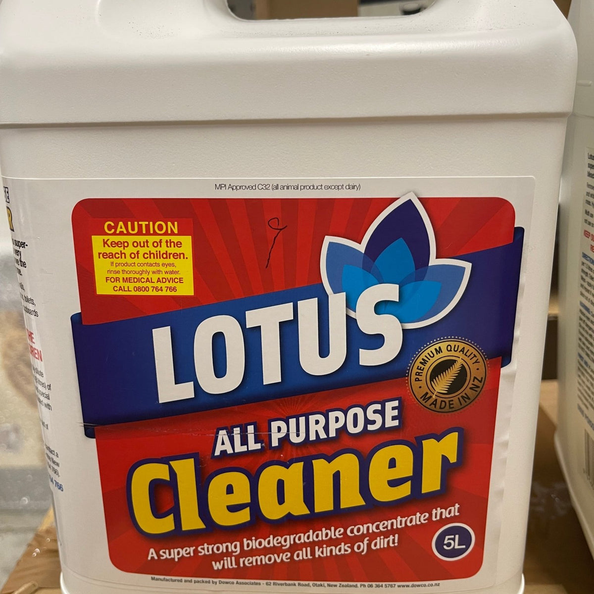 Lotus all purpose cleaner 5ltr - Cafe Supply