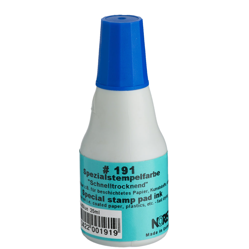 Noris #191 Quick-Dry Pad Ink 25ml Blue – Cafe Supply