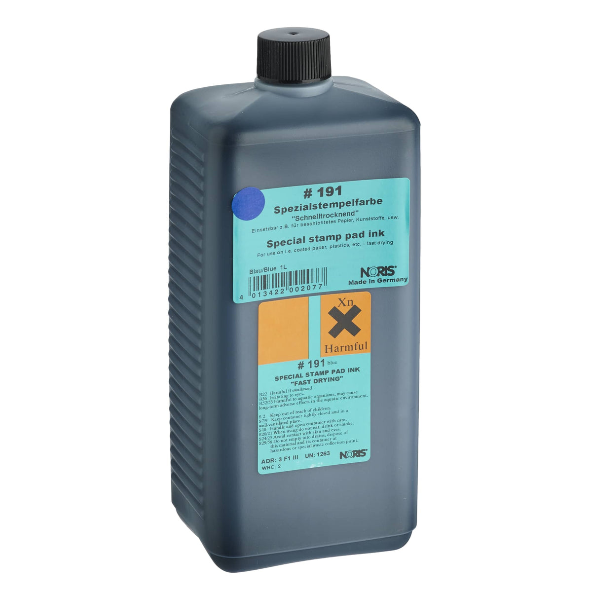 Noris #191 Quick-Dry Pad Ink 1 Litre Blue – Cafe Supply