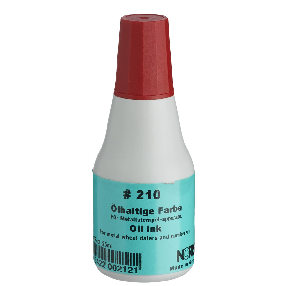 Noris #210 Metal Stamp Ink 25ml Red – Cafe Supply
