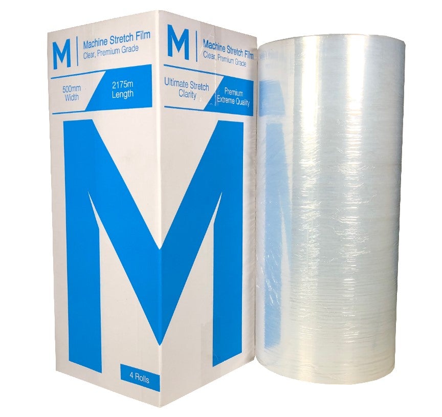 Nano Machine Stretch Film - Clear, 500mm x 2175m x 15mu (1) Per Box ...